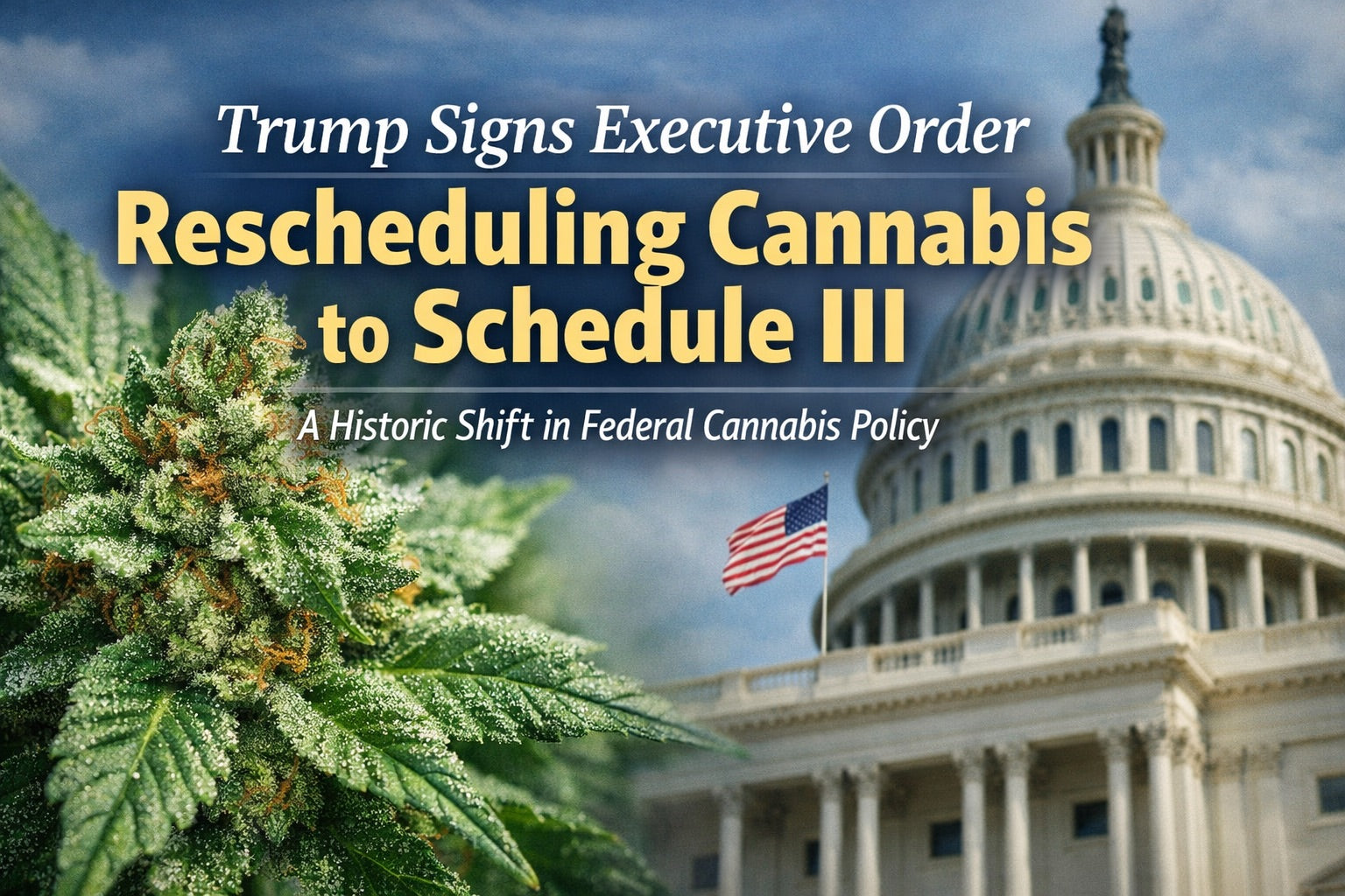 Trump Signs Executive Order Rescheduling Cannabis to Schedule III ...